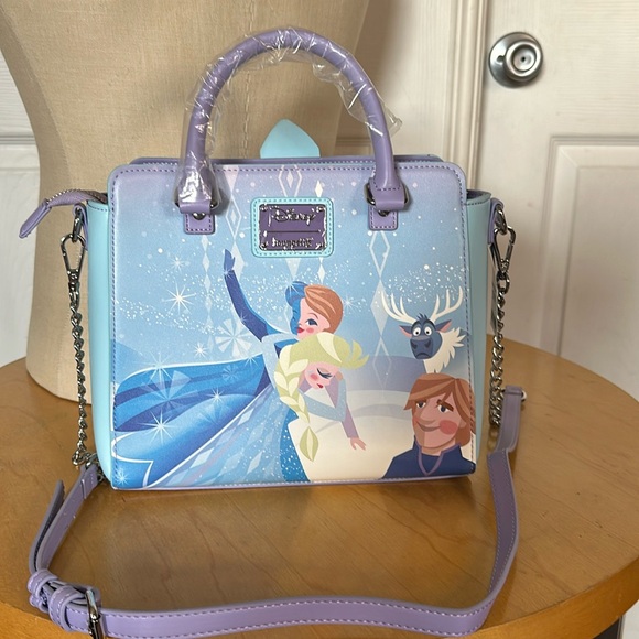 Loungefly | Bags | New Disney Loungefly Frozen Princess Elsa Castle And ...